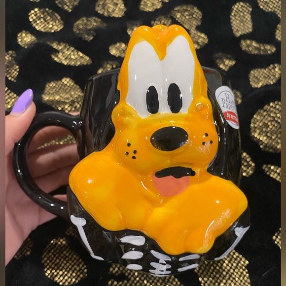 Disney | Dining | Disney Pluto Skeleton Mug New | Poshmark